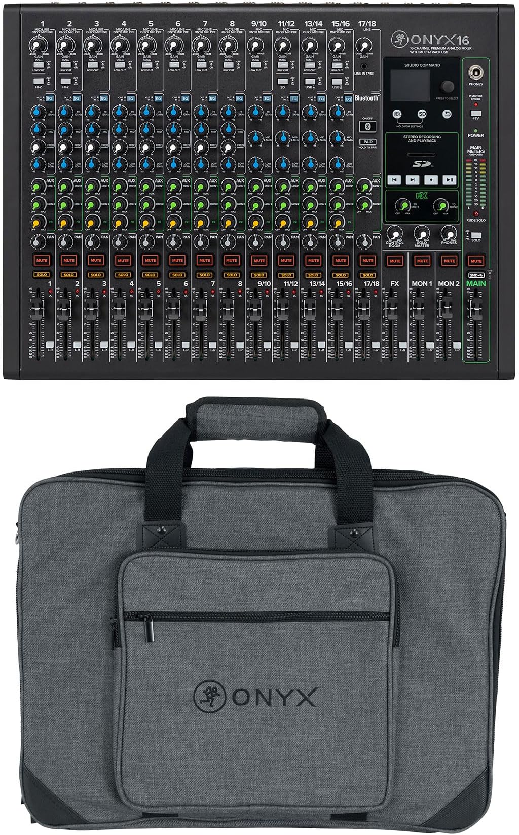 Amazon.com: Mackie Onyx16 16-channel Analog Mixer with Multitrack USB