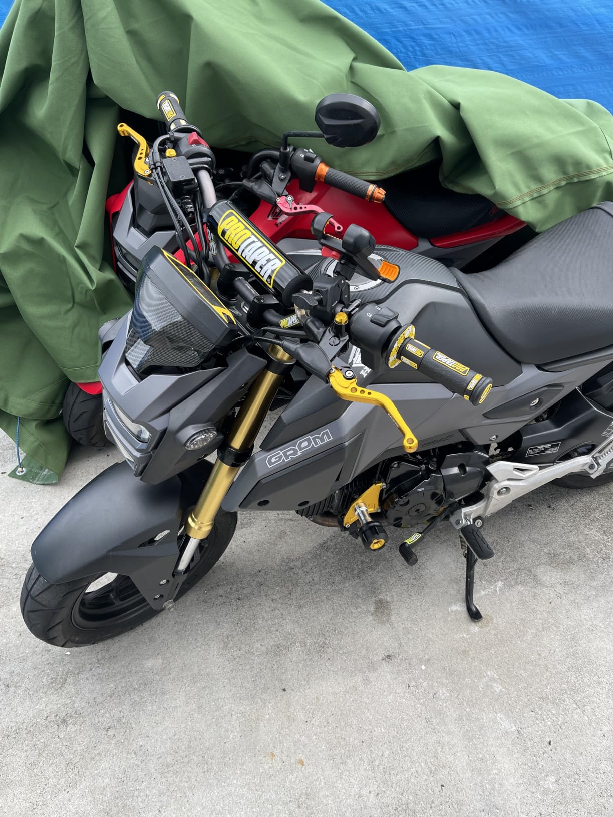 Amazon.com: Mokuo Motorcycle Carbon Fibre Speedometer Cover Fit For ...