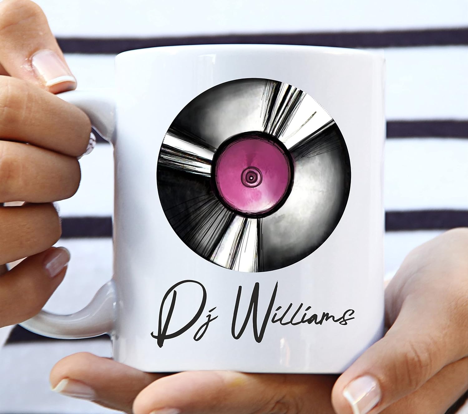 Amazon.com: Custom Dj Mug, Personalized Dj Mug, Custom Name Gift For Dj ...