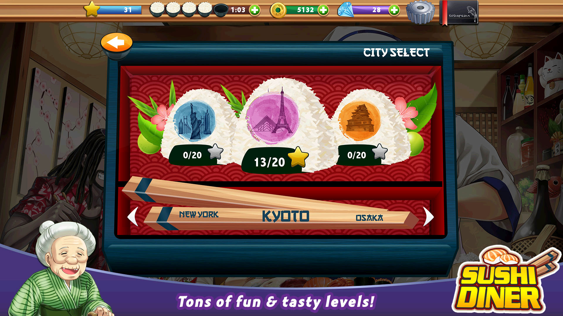 Sushi Diner - Fun Japanese Sushi Restaurant Kitchen Cooking Game-Amazon ...