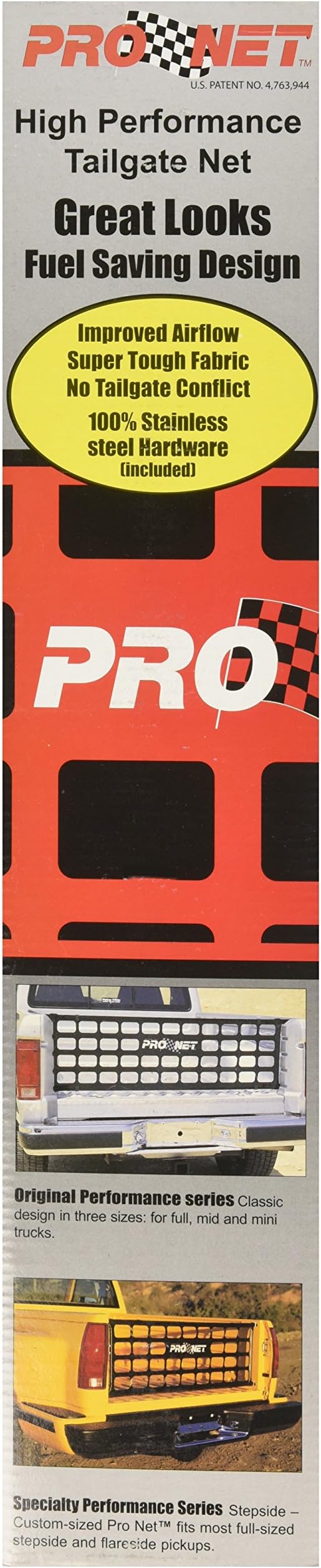 Amazon.com: Covercraft PN017 Heavy-Duty ProNet Tailgate Net, Black ...