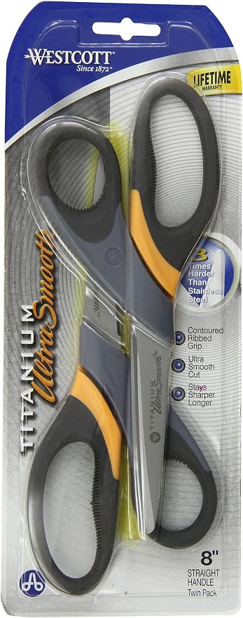 Amazon.com: Westcott Ultra Smooth Left and Right Handed Titanium Bonded ...