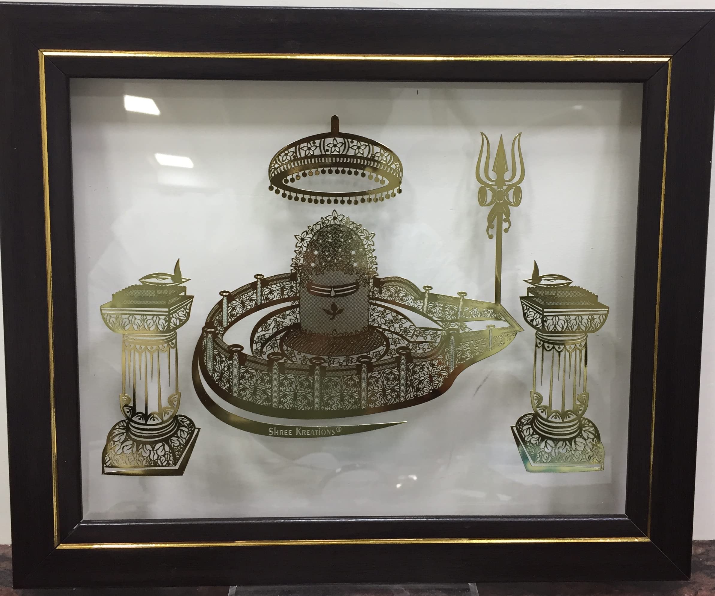 shree kreations Gold Plated Lord Shiva | Mahakal | Mahakaleshwar ...