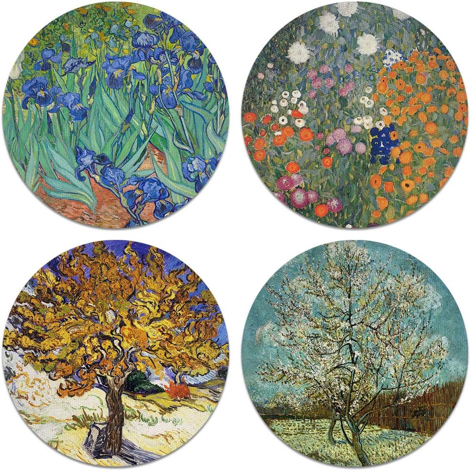 Vincent Van Gogh & Gustav Klimt Inspired Coasters - Nepal | Ubuy