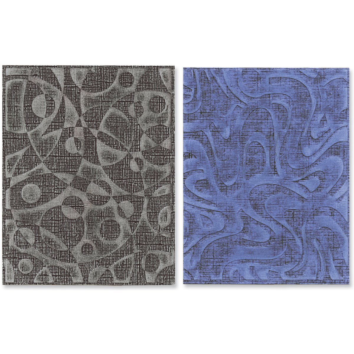 Amazon.com: Sizzix Texture Fades A2 Embossing Folders 2/Pkg-Retro ...