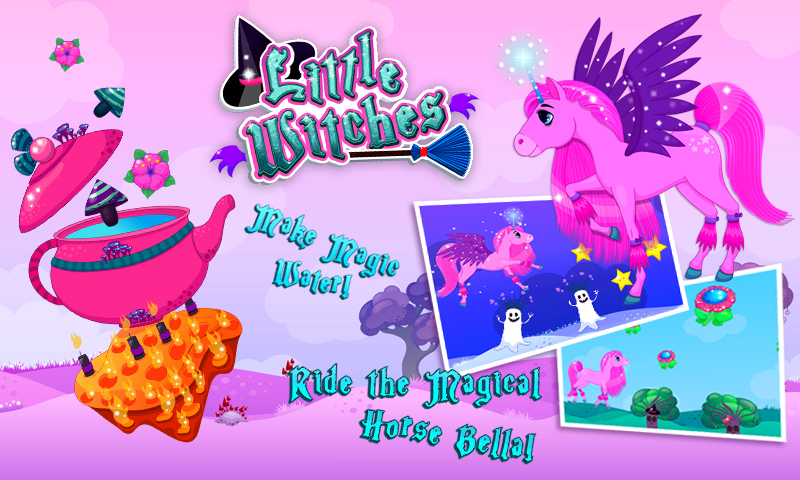Little Witches Magic Makeover Spa Charms House Cleanup Pet Salon