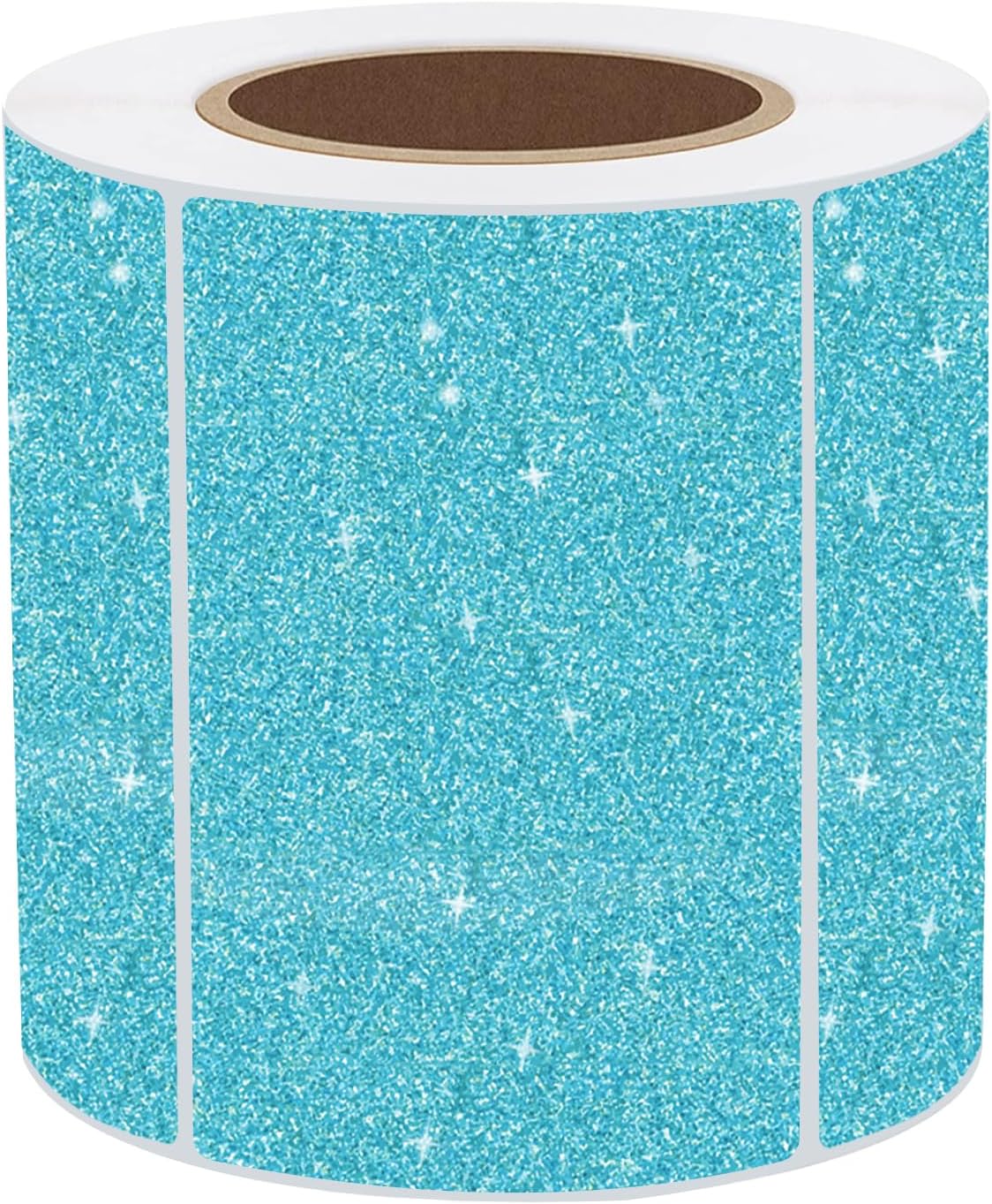 Amazon.com : 3x2 Inch Holographic Thermal Labels, Glitter Blue Thermal ...