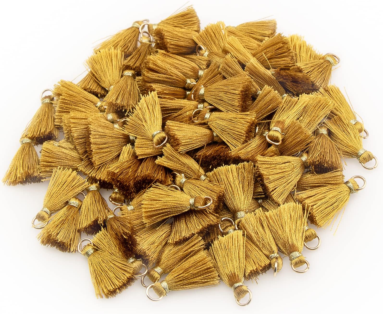 Amazon.com: OZXCHIXU (TM) 20PCS golden Mini Small Craft Tassels 5.5cm ...