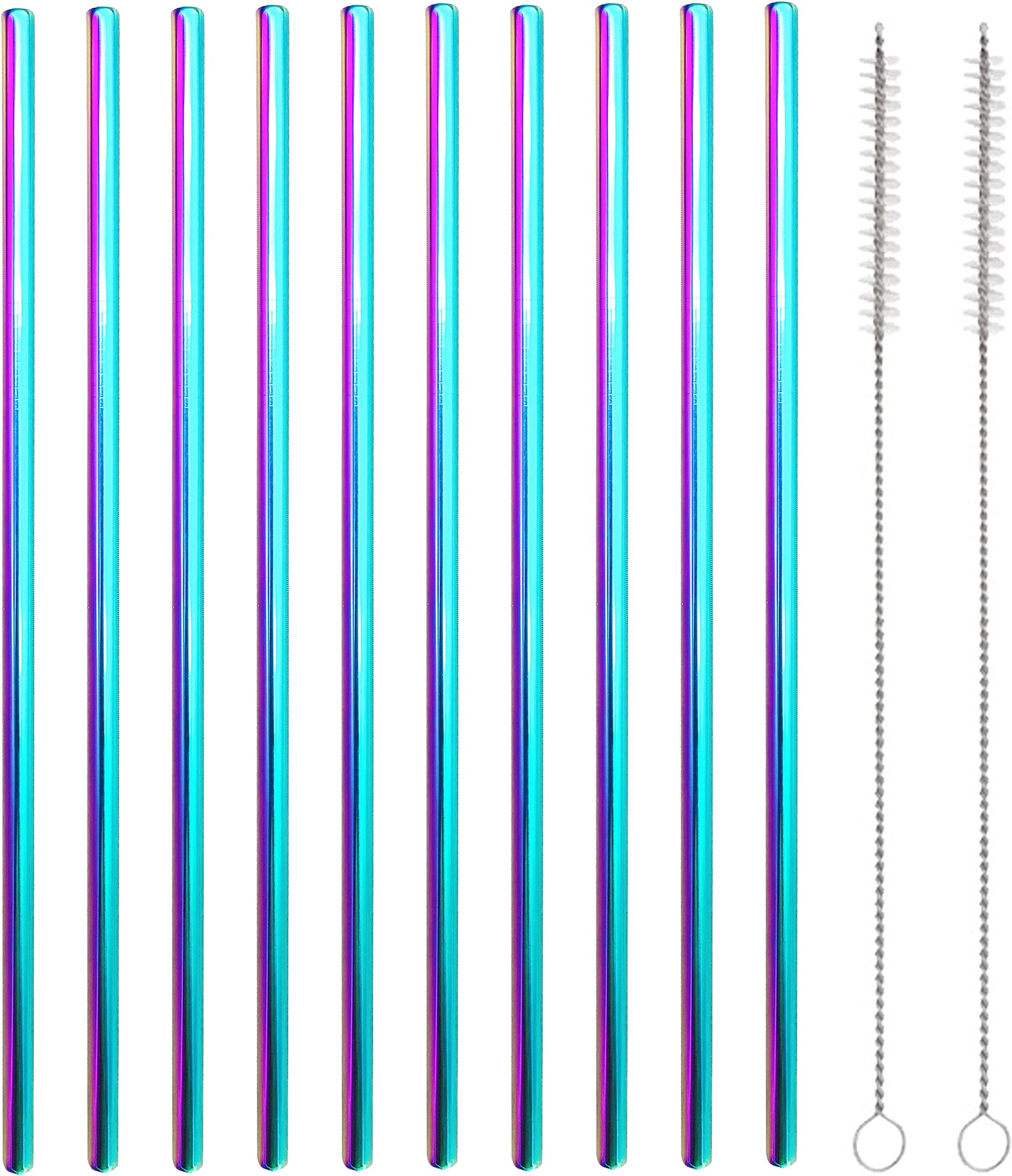 Amazon.com: 6 Aluminum Reusable Arctic Metal Colored Color Drinking ...