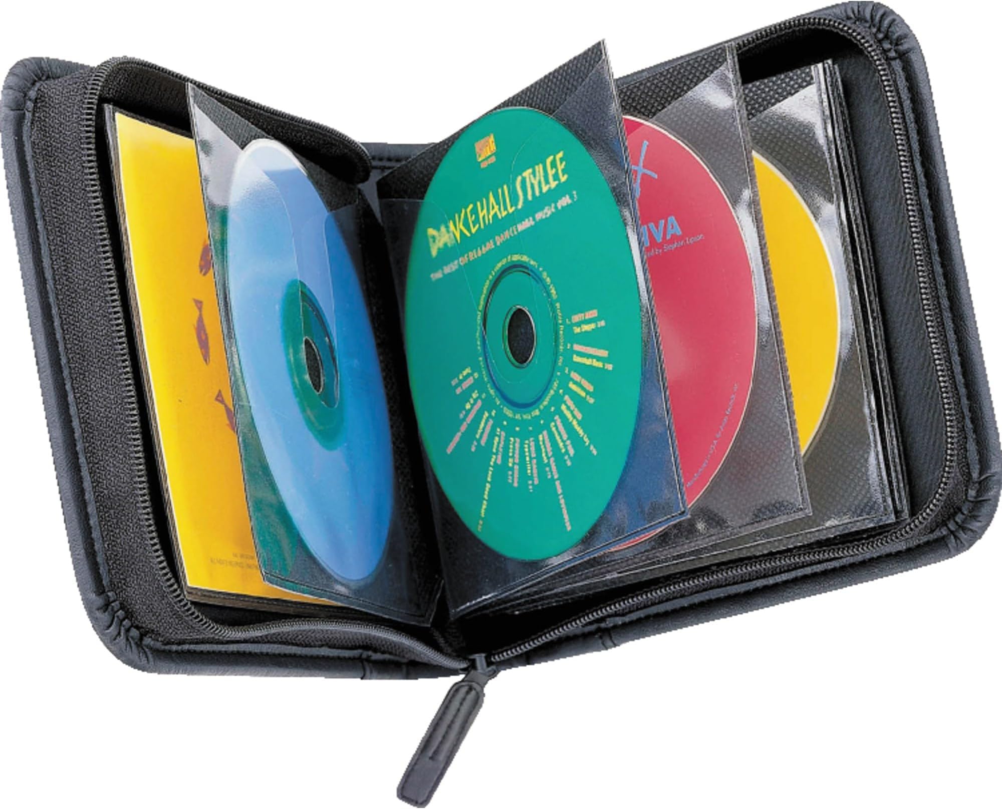 Amazon.com: Case Logic KSW-32 32 Capacity CD/DVD Prosleeve Wallet (Black) : CD Wallet (Ksw-32 ...