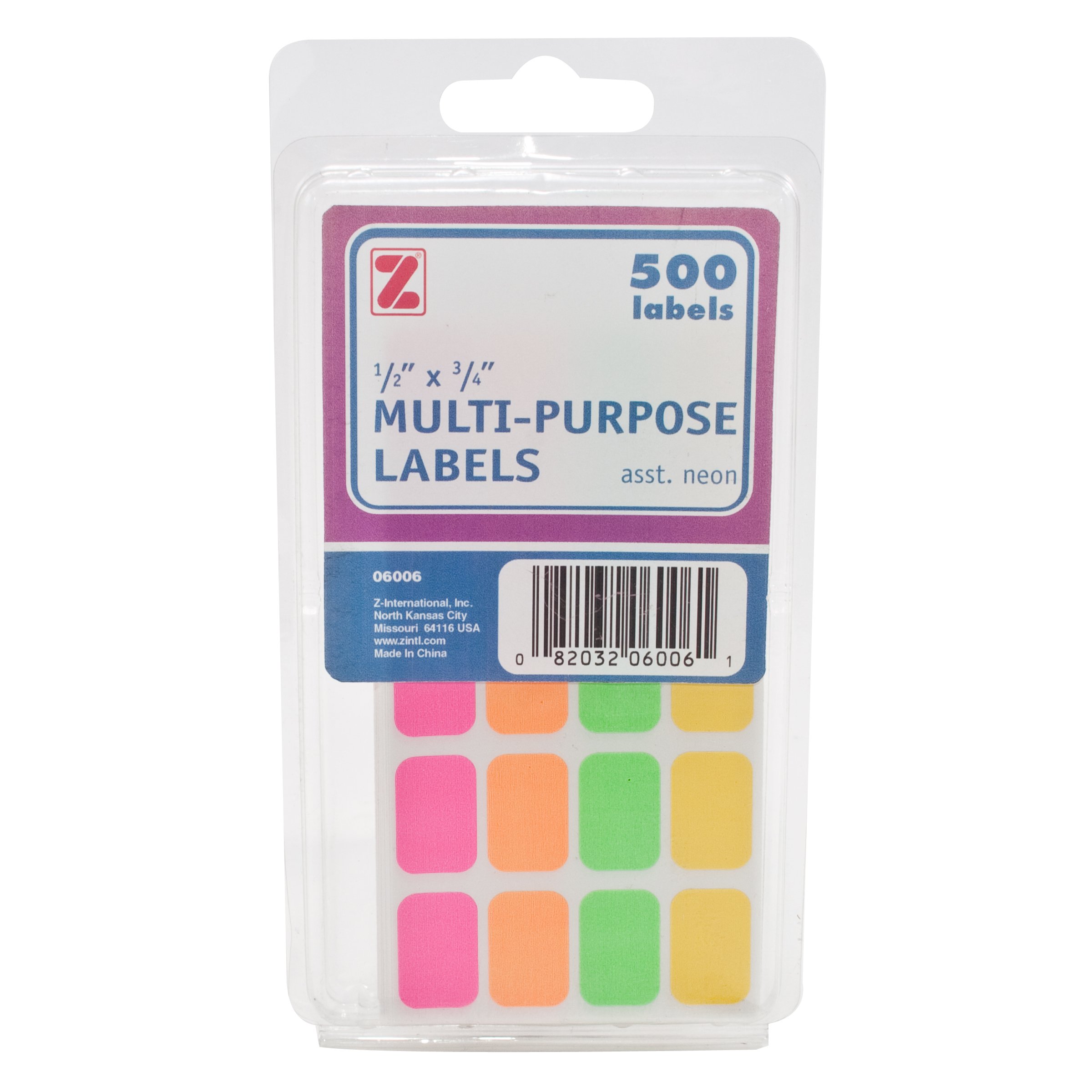 Amazon.com: ADVANTUS Self Adhesive Multi-Purpose Labels, 1/2 x 3/4 ...