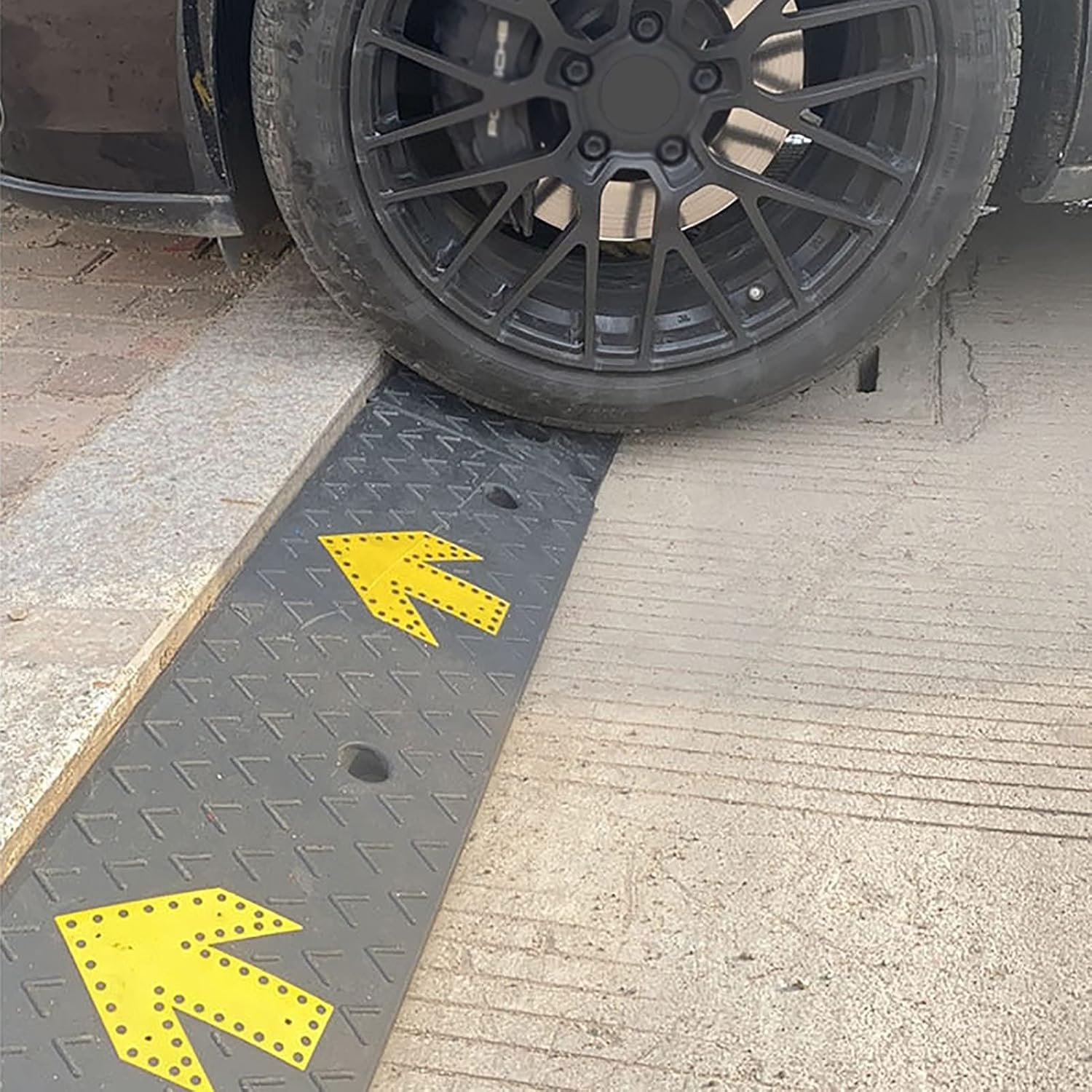 Amazon.com - Large Rubber Threshold Ramp for Car, Outdoor Steps/Doorway ...