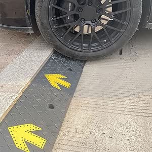 Amazon.com - Large Rubber Threshold Ramp for Car, Outdoor Steps/Doorway ...