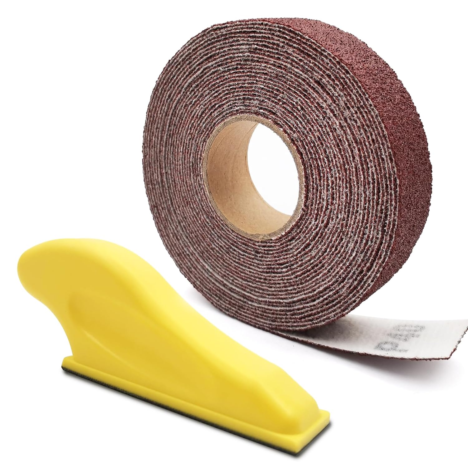 Mini Sander for Small Projects Plus One Roll of 40 Grit Hook and Loop ...