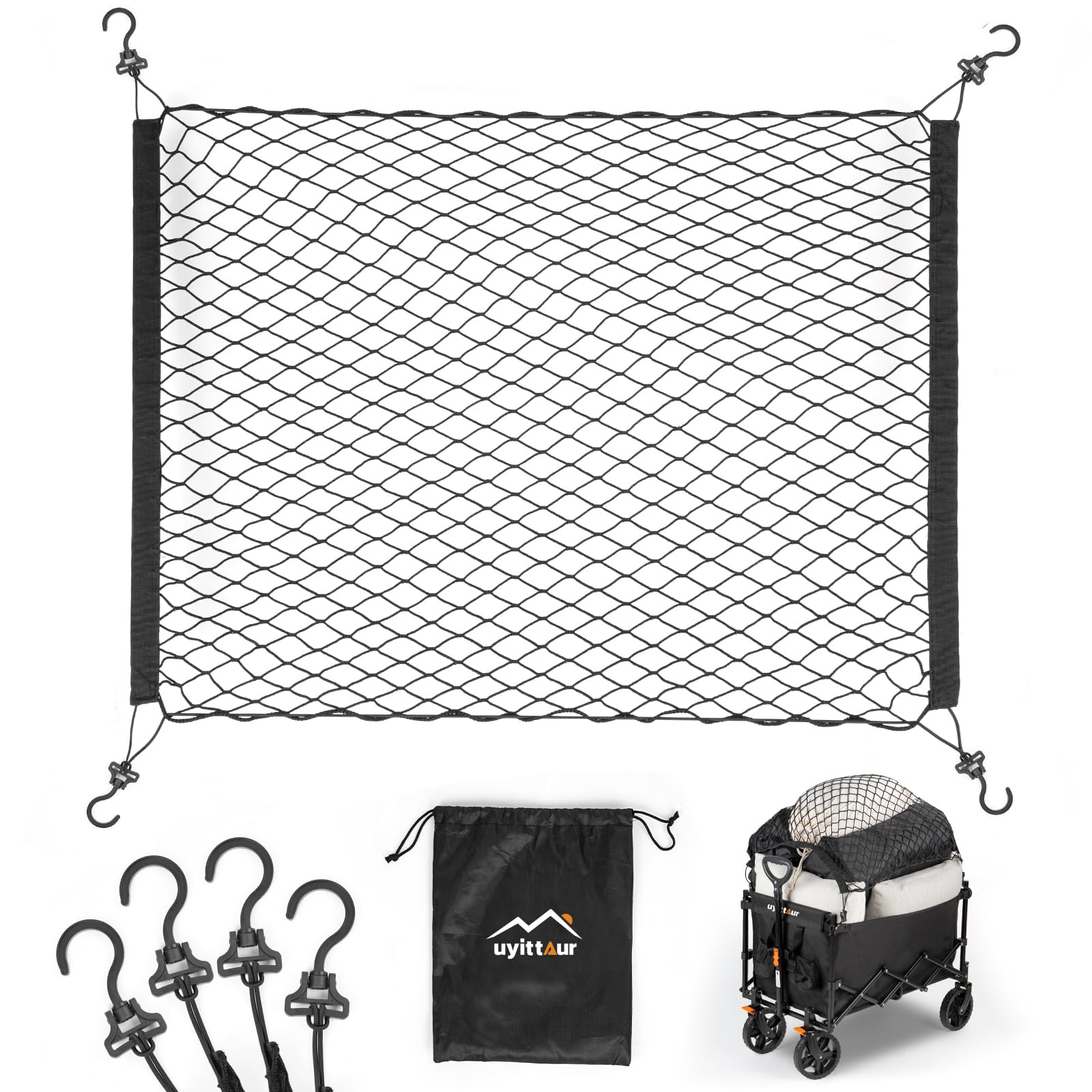 Amazon.com: Uyittour Wagon Net for Collapsible Folding Wagon, Heavy ...