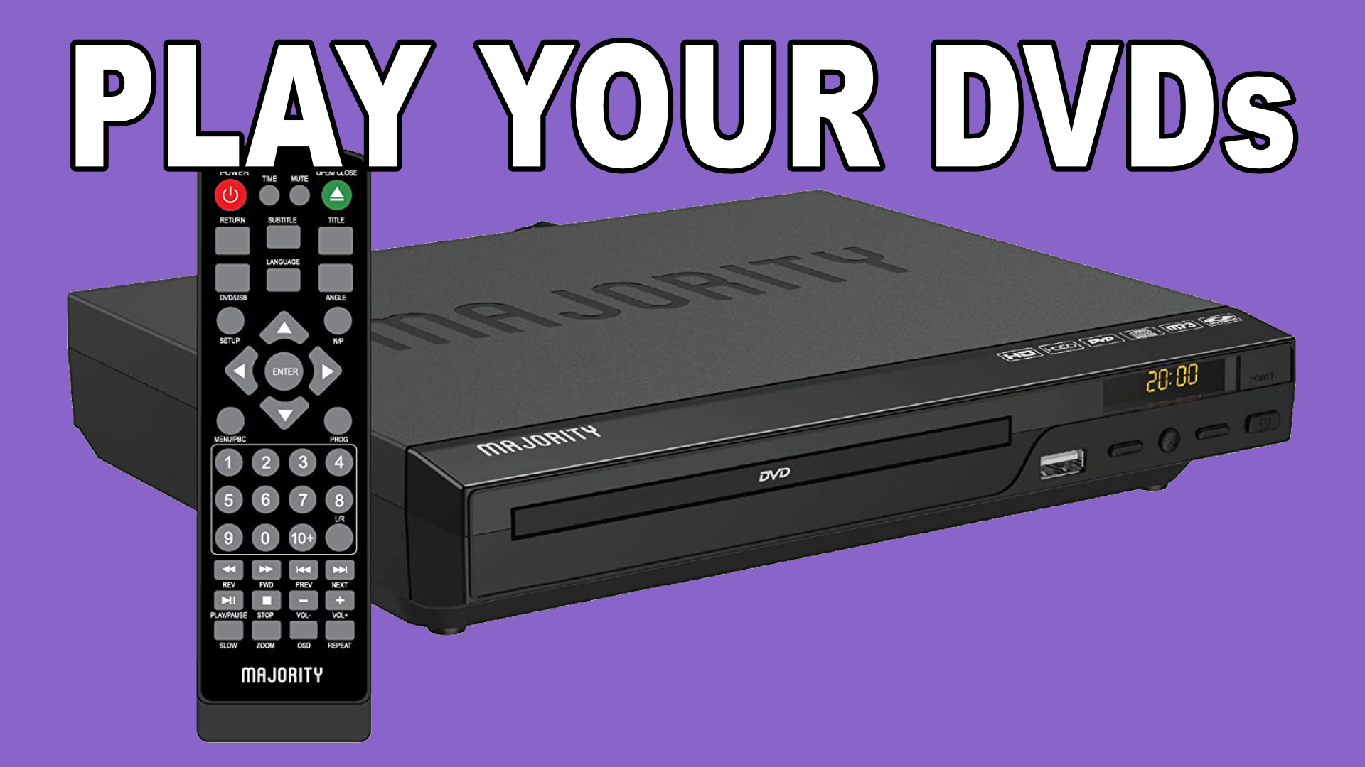 Watch Majority DVD & CD Player Review on Amazon Live