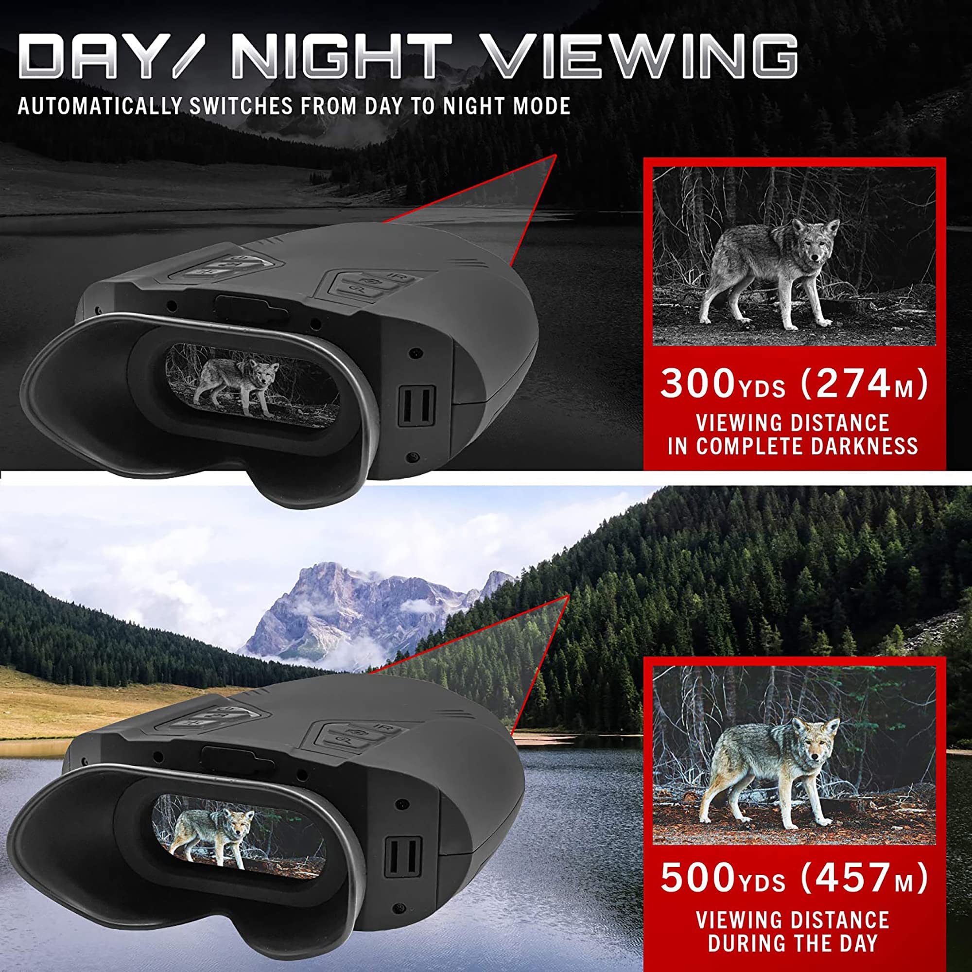 Snapklik.com : X-Vision 200135 Xtreme Digital Night Vision Binoculars