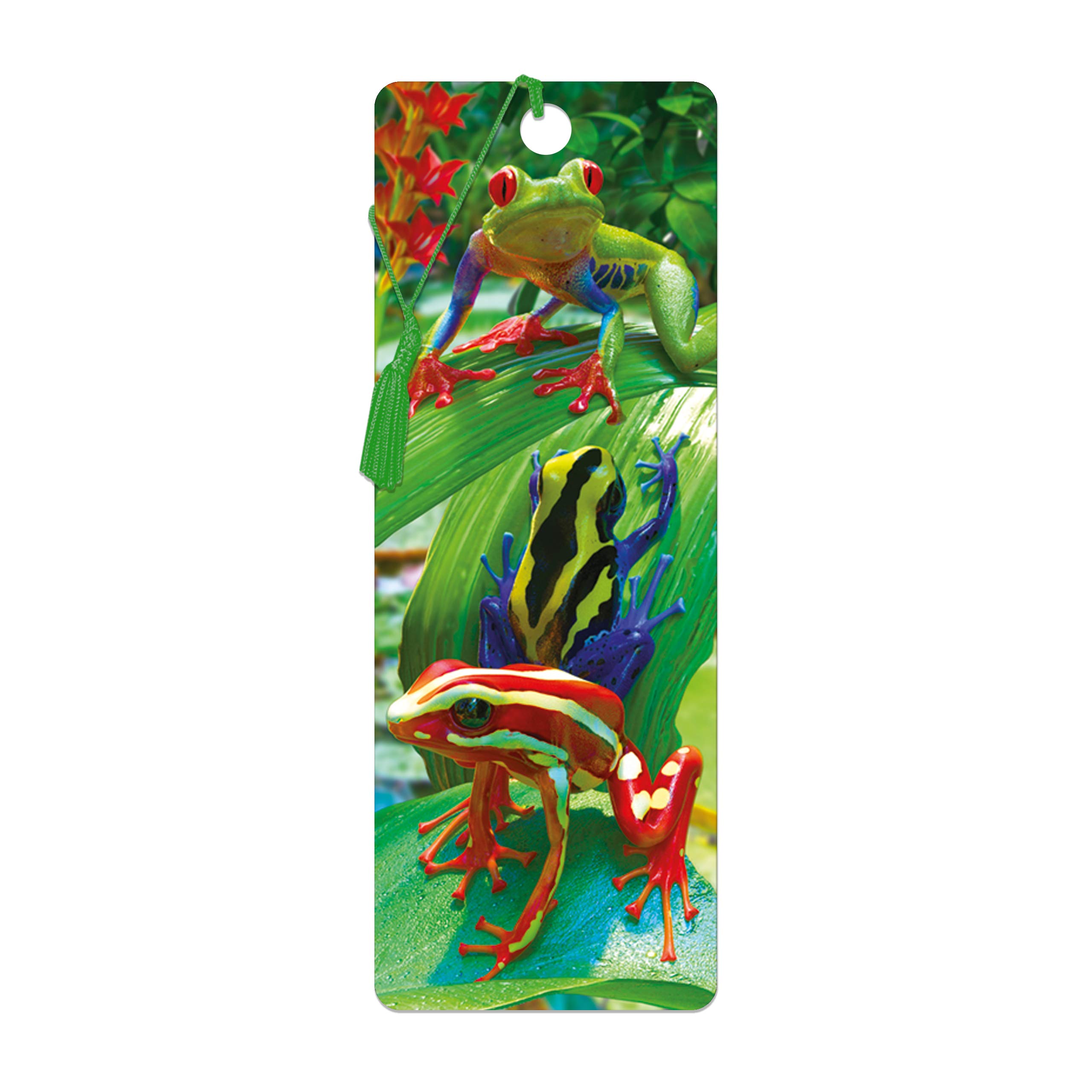 Buy 3D LiveLife Bookmark - Funky Frogs from Deluxebase. A Frog Bookmark ...
