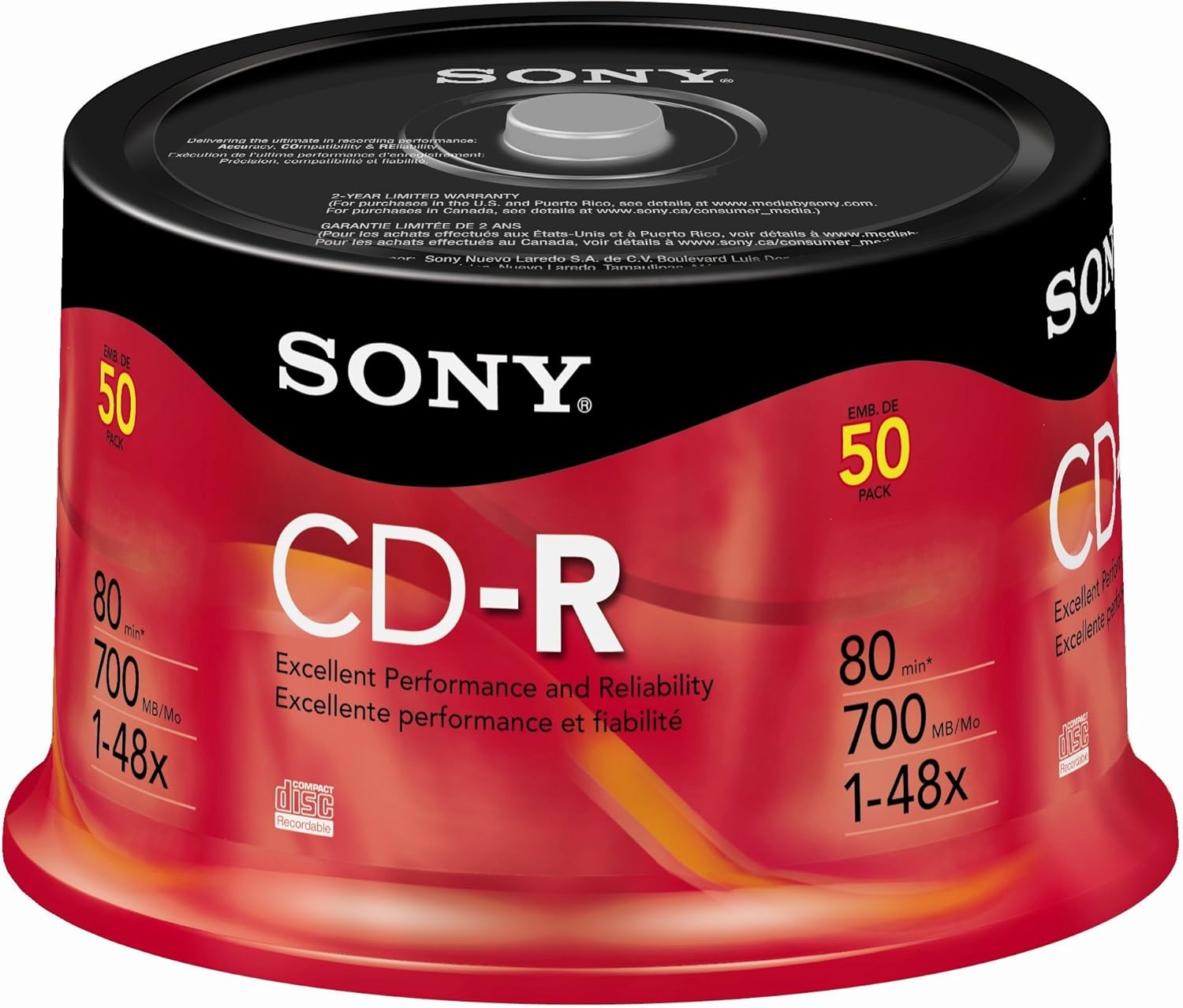 Sony 50CDQ80RS read/write CD : Amazon.it: Informatica