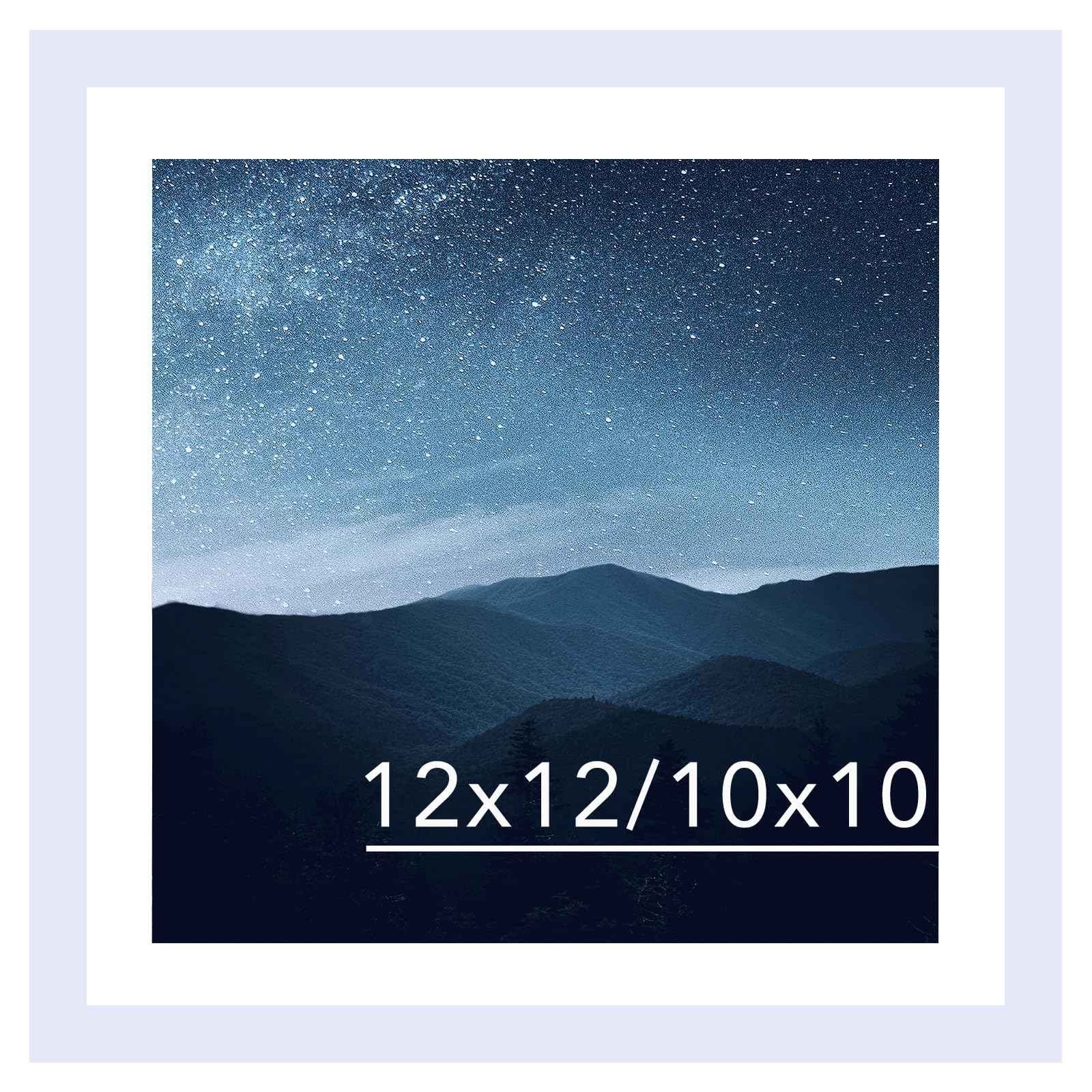 Amazon.com - JCJMY 12x12 Picture Frame White with 10x10 Mat for 30 x ...