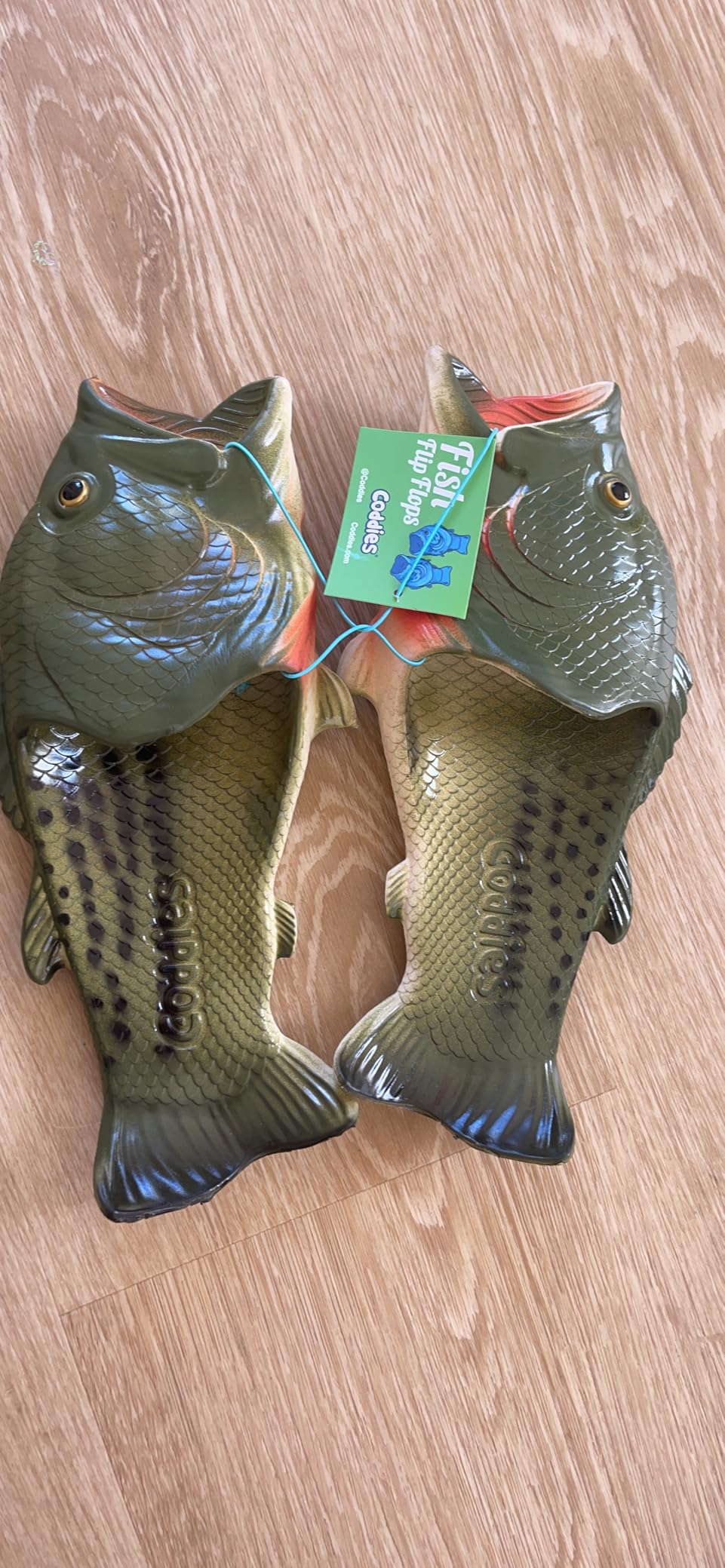 Amazon.com | Coddies Fish Flip Flops | The Original Fish Slippers ...