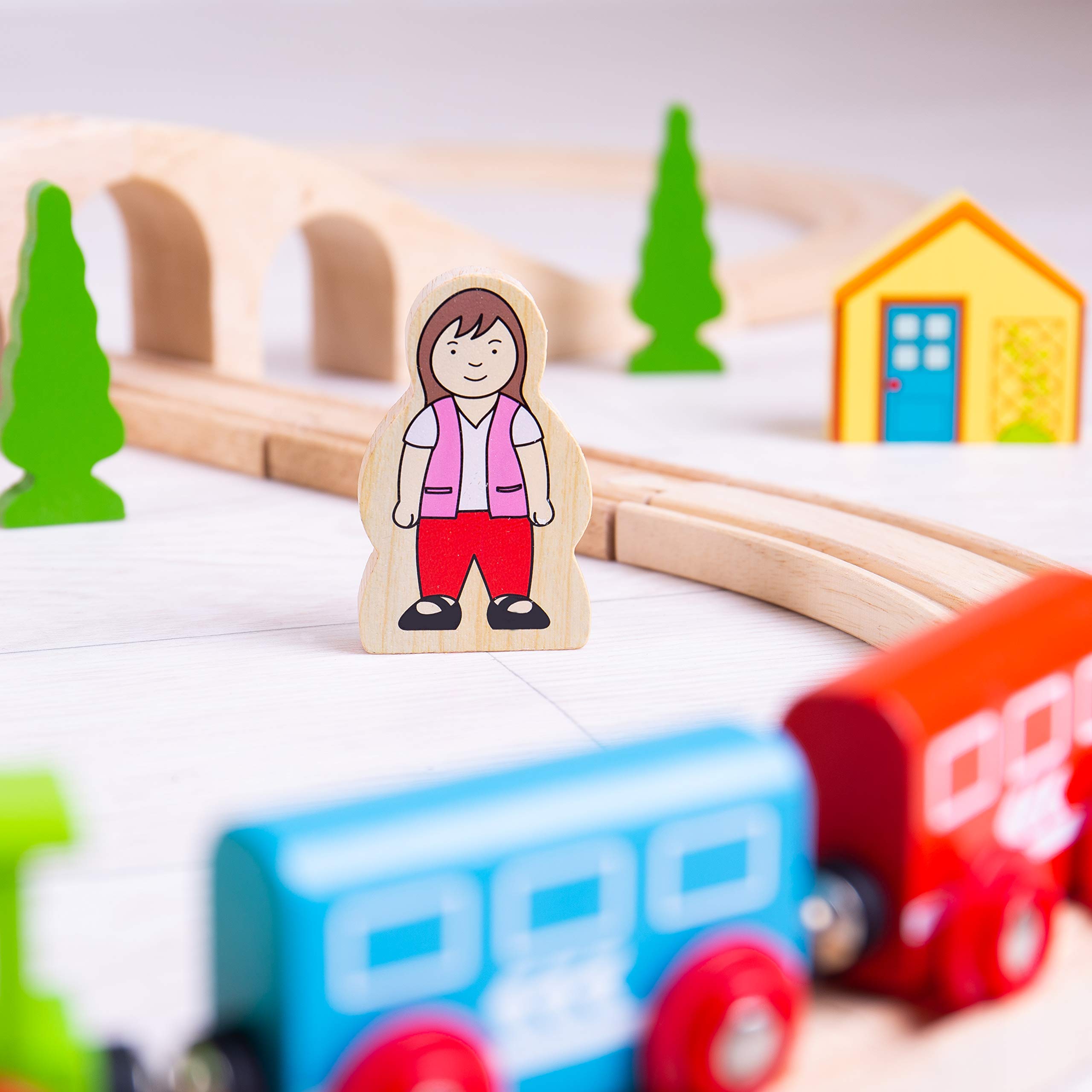 Bigjigs Rail Figure of Eight Train Set | Wooden Toys | Award-Winning ...