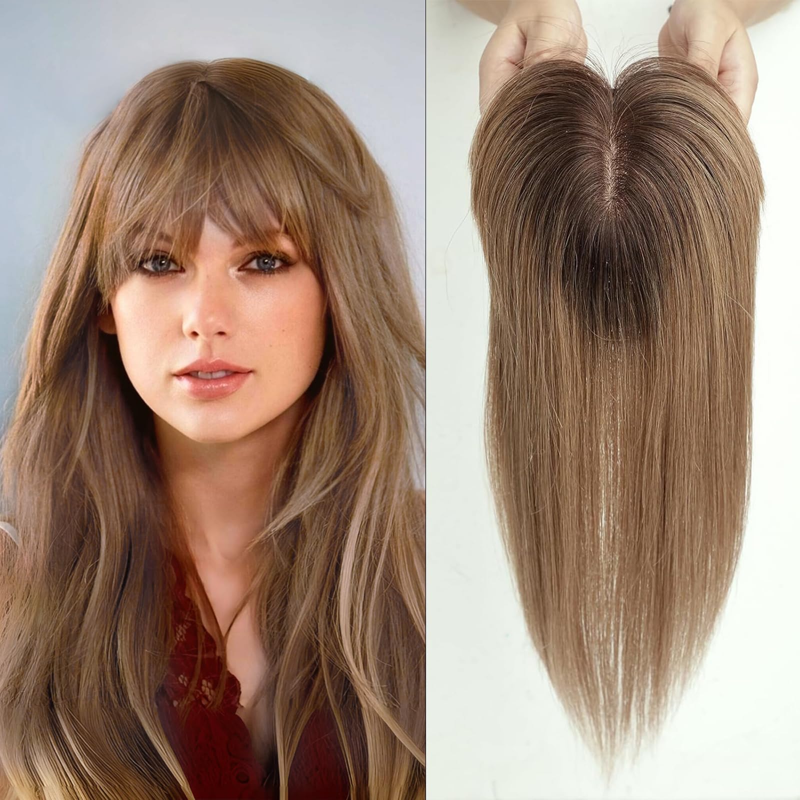 EMMOR Hair Toppers for Women, Hair Loss Cover, Hair Topper for Women ...