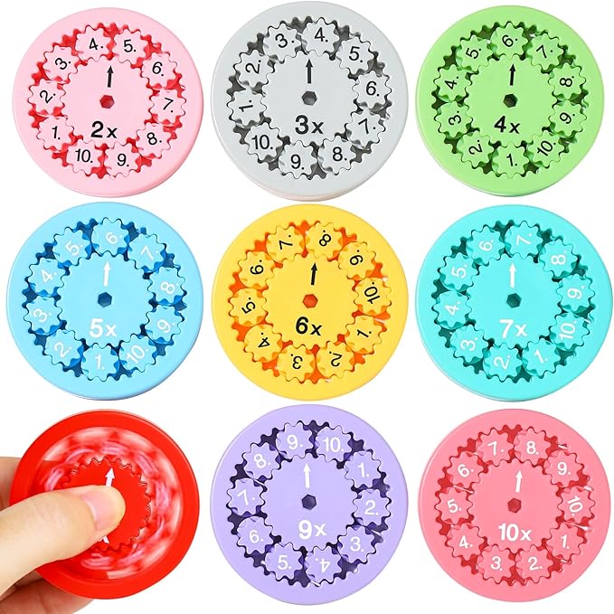 Amazon.com: Math Fidget Spinners, Multiplication Game Fidget Toys for ...