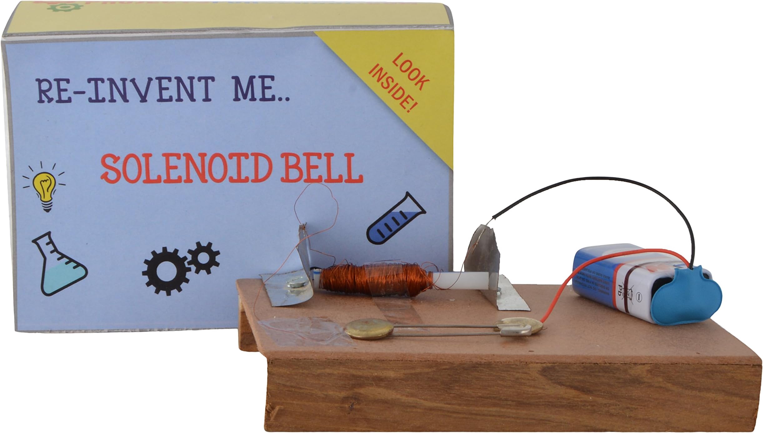Buy ProjectsforSchool Electric Bell - Solenoid School Science Project ...