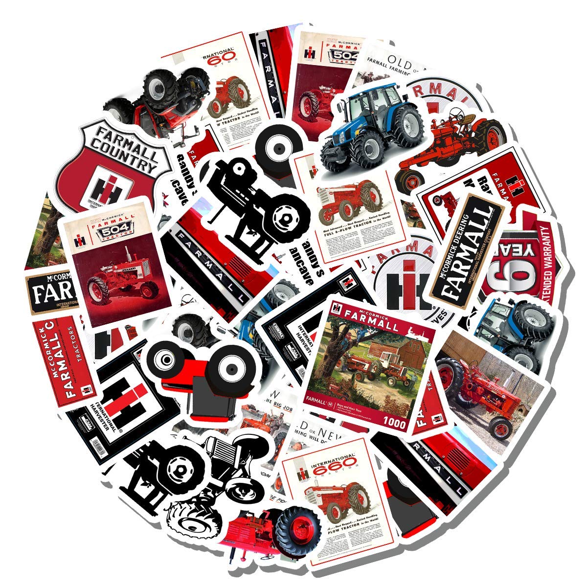Amazon.com: 20 PCS Stickers Pack Farmall Aesthetic Vinyl Colorful ...