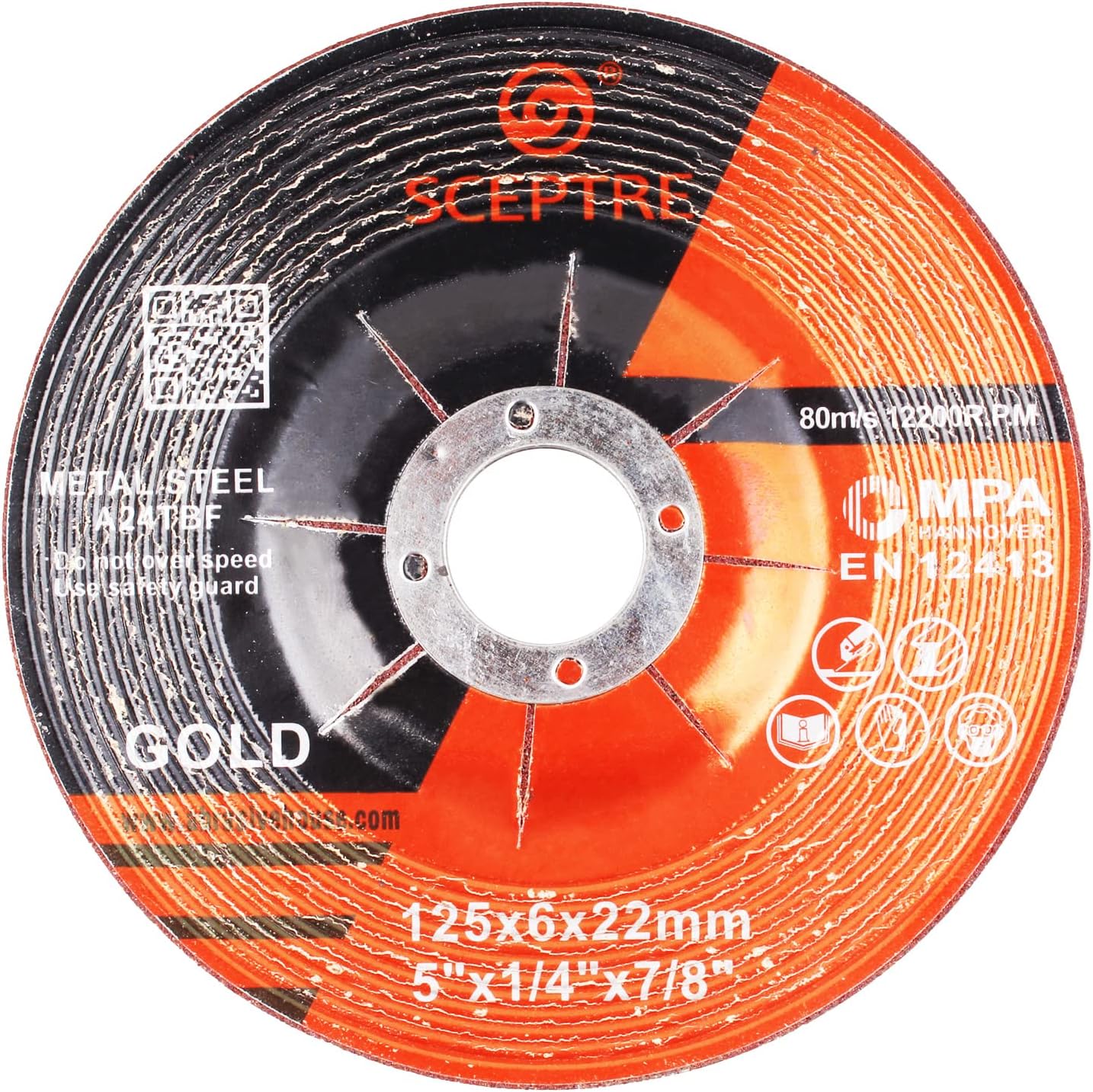 Norton AG4 4 Inches Metal Grinding Wheel Disc (Blue, 100 X 6.0 X 16 mm ...