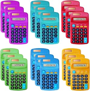 18 Pack Basic Calculators for Students, Pocket Calculator Bulk ...