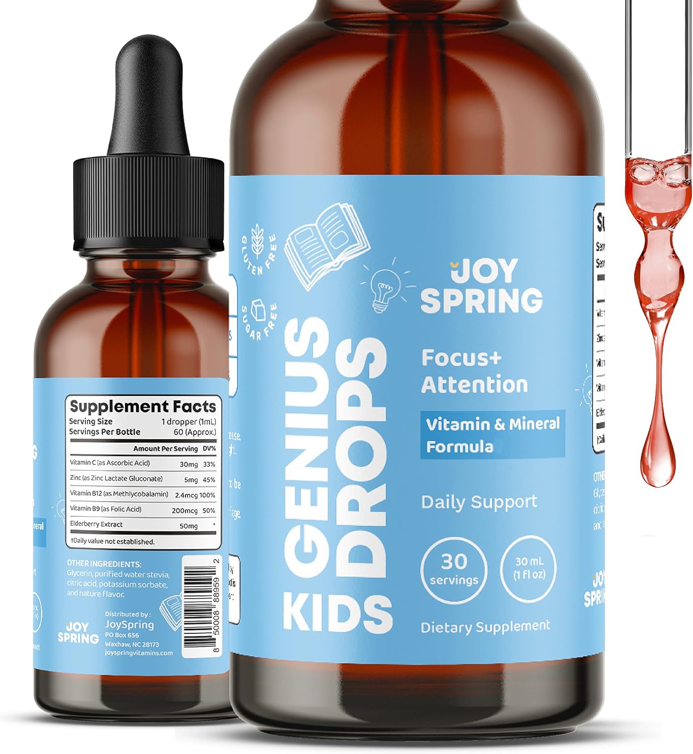 JoySpring Calmify Calm for Kids – Alivio del estrés, enfoque cerebral y ...