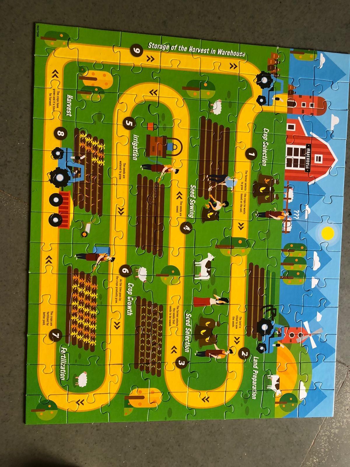 Buy Funskool Play & Learn-Farming Cycle,Educational,104 Pieces,Puzzle ...