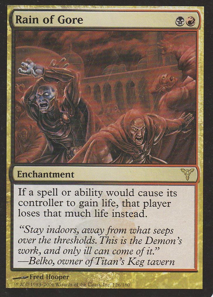 Magic The Gathering Rain Of Gore (:Dissension #126 Rare): Amazon.ca ...
