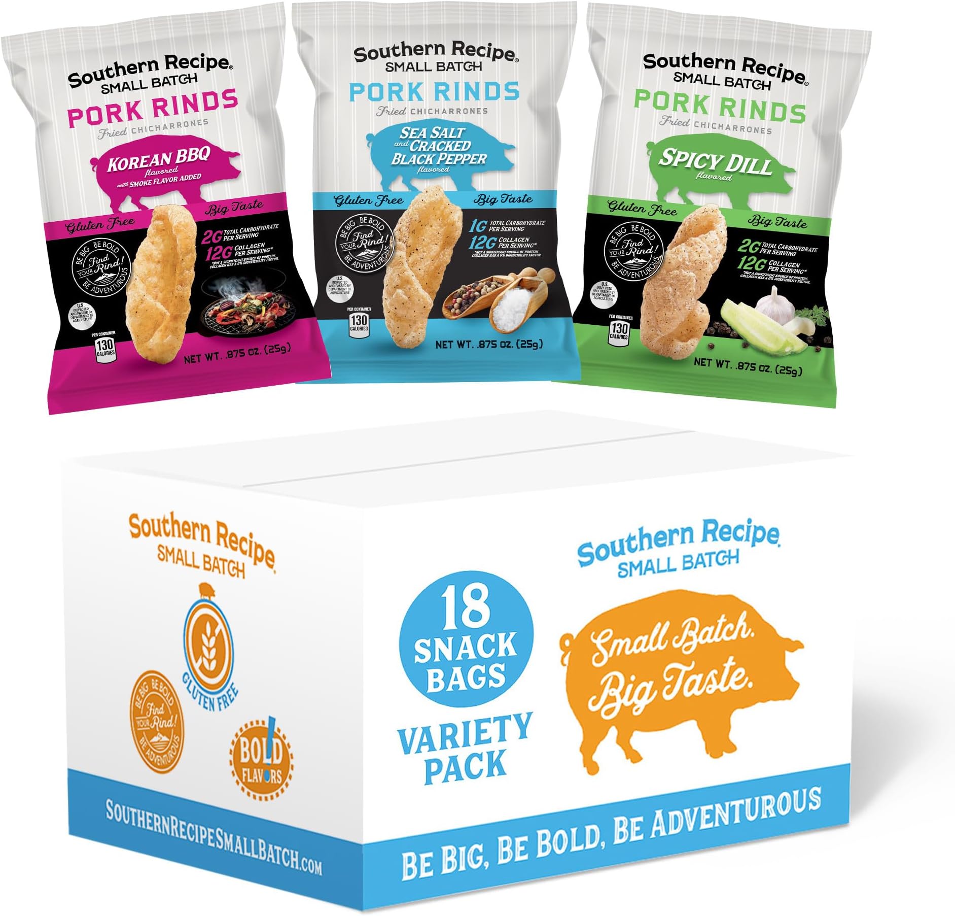 Amazon.com: Mac's Pork Rinds, Fried Pork Skins, Chicharrones, BBQ ...