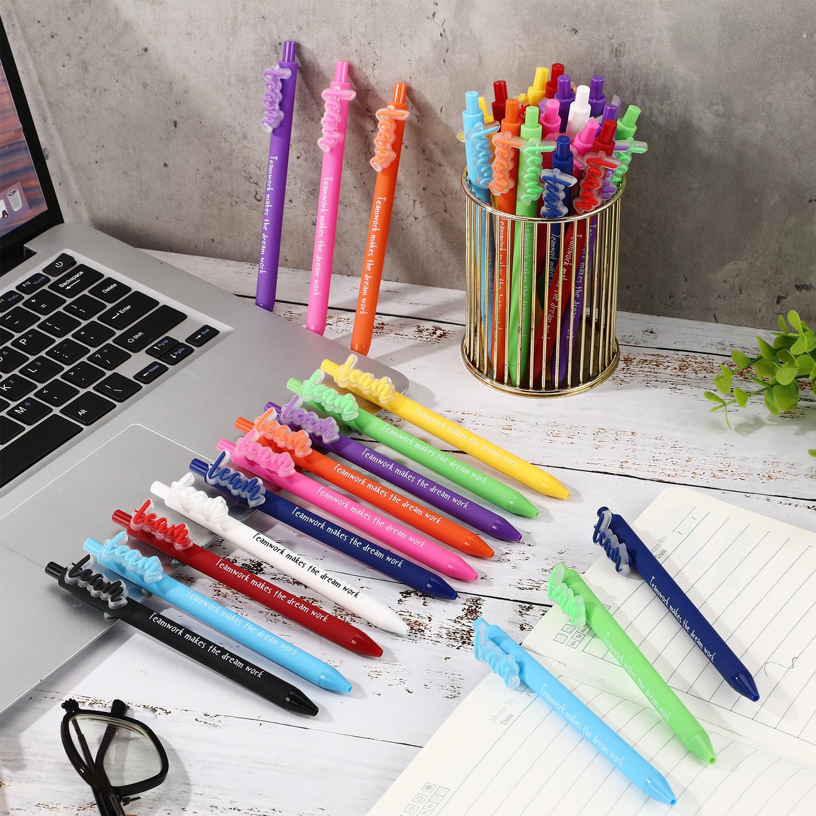 Snapklik.com : 20 Pcs Teamwork Appreciation Gift Team Ballpoint Pens