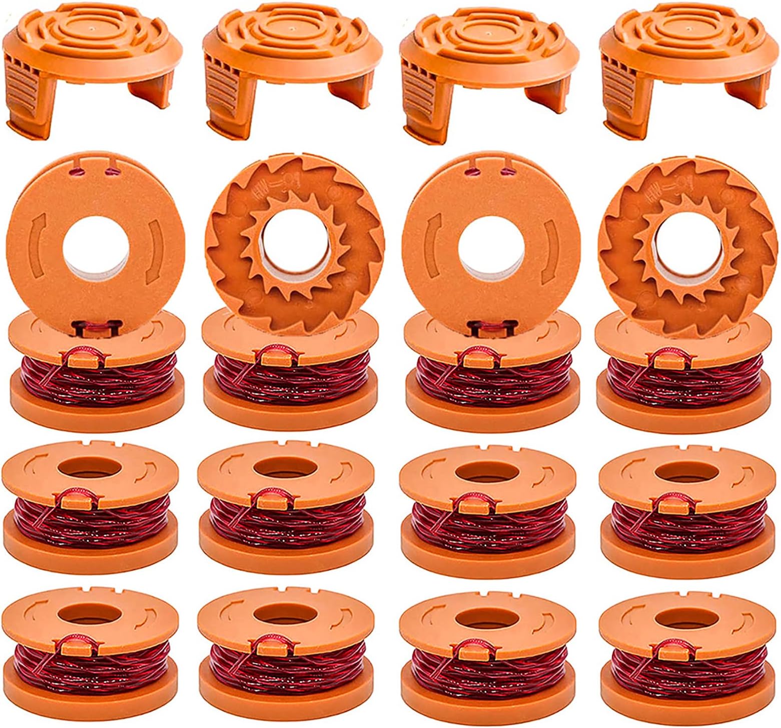 Amazon.com : Worx WA0010 (6) Replacement Trimmer Line for Select ...