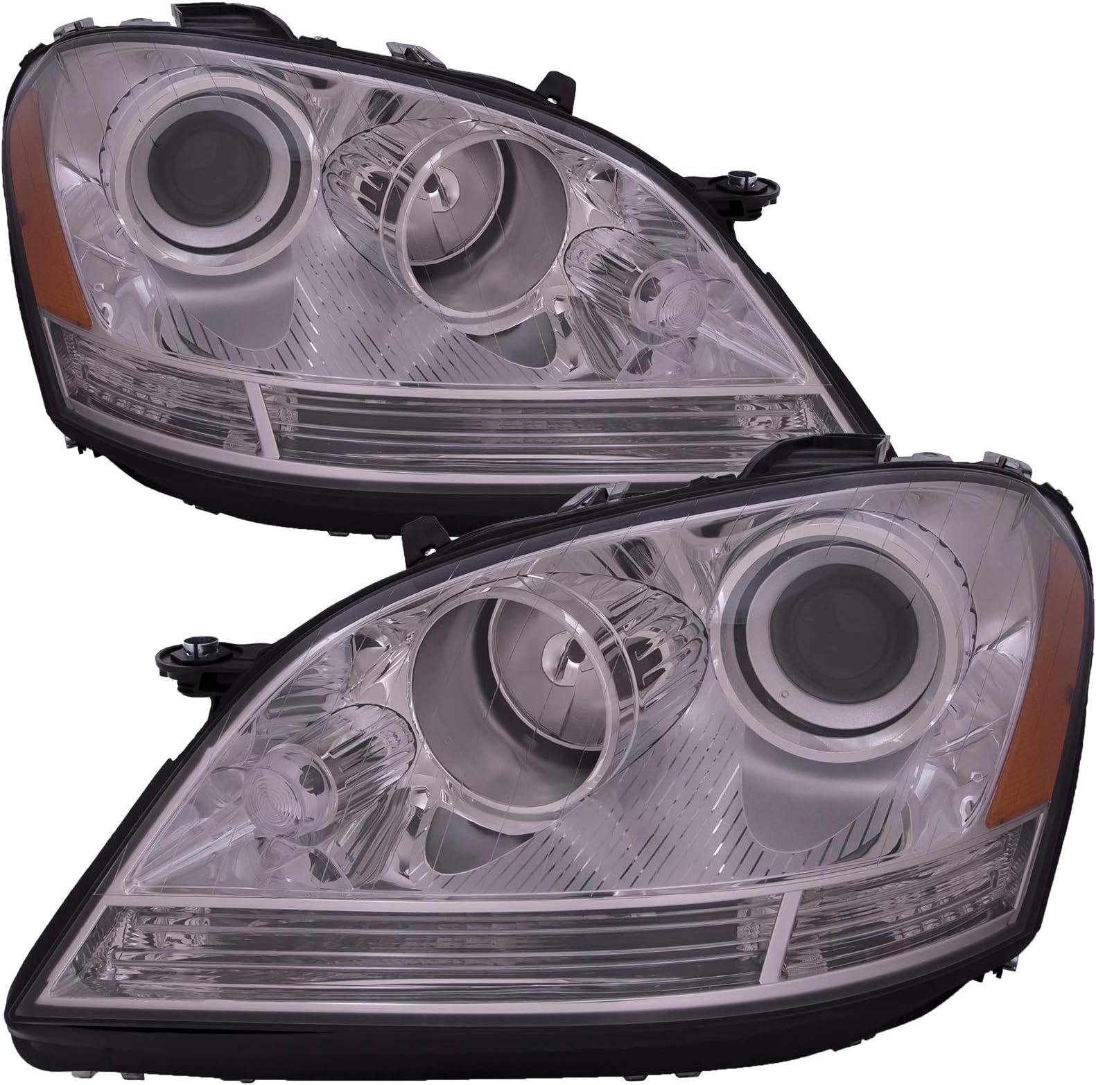 Amazon.com: CarLights360: For Mercedes-Benz ML350 Headlight 2008 09 10 ...