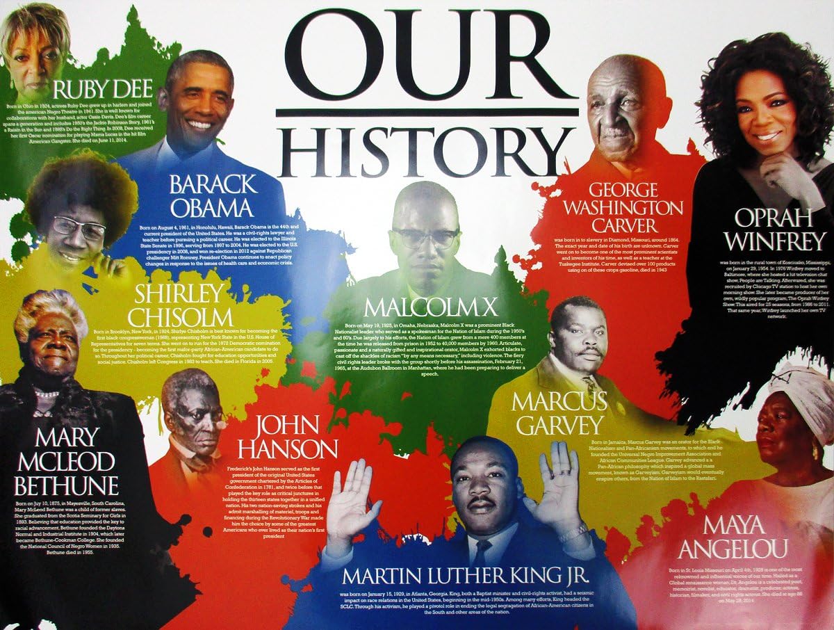 Amazon.com: Tri-Seven Entertainment Our Black History Poster African ...