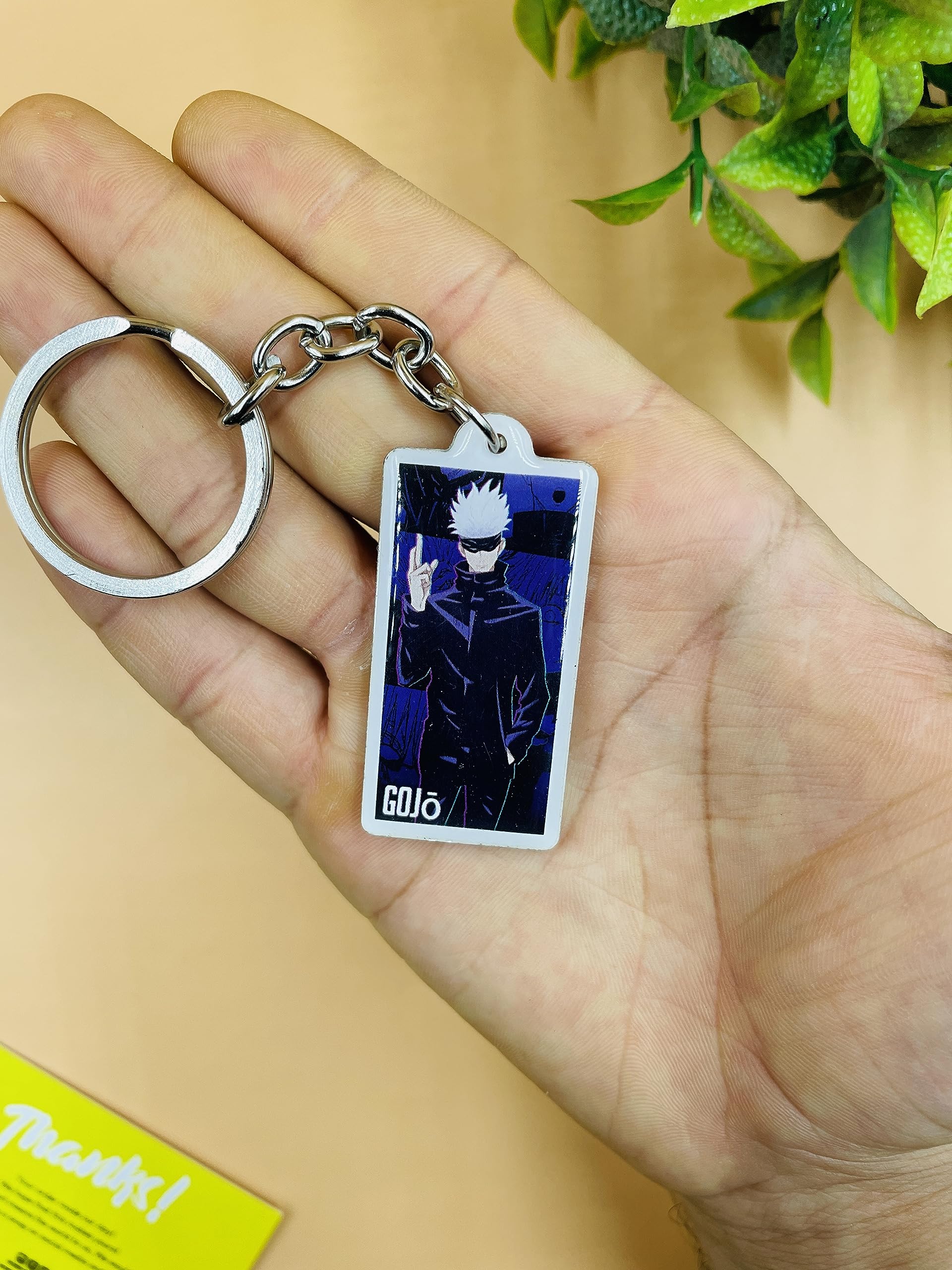 Buy SINCE 7 STORESatoru Gojo Double-Sided Printed Keychain for Jujutsu ...
