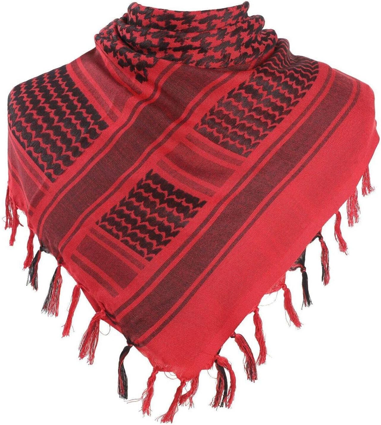 Finercore Military Shemagh Scarf for Men 100% Cotton Tactical Desert ...
