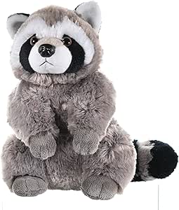 Amazon.com: Wild Republic Raccoon Plush, Stuffed Animal, Plush Toy ...