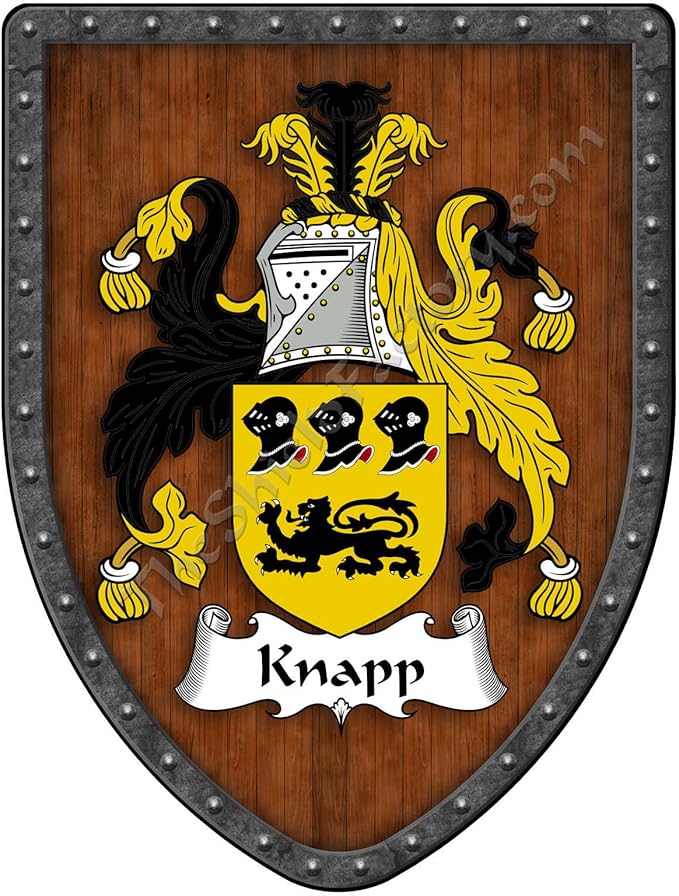 Amazon.com: Knapp English Family Crest Custom Coat of Arms, Family ...