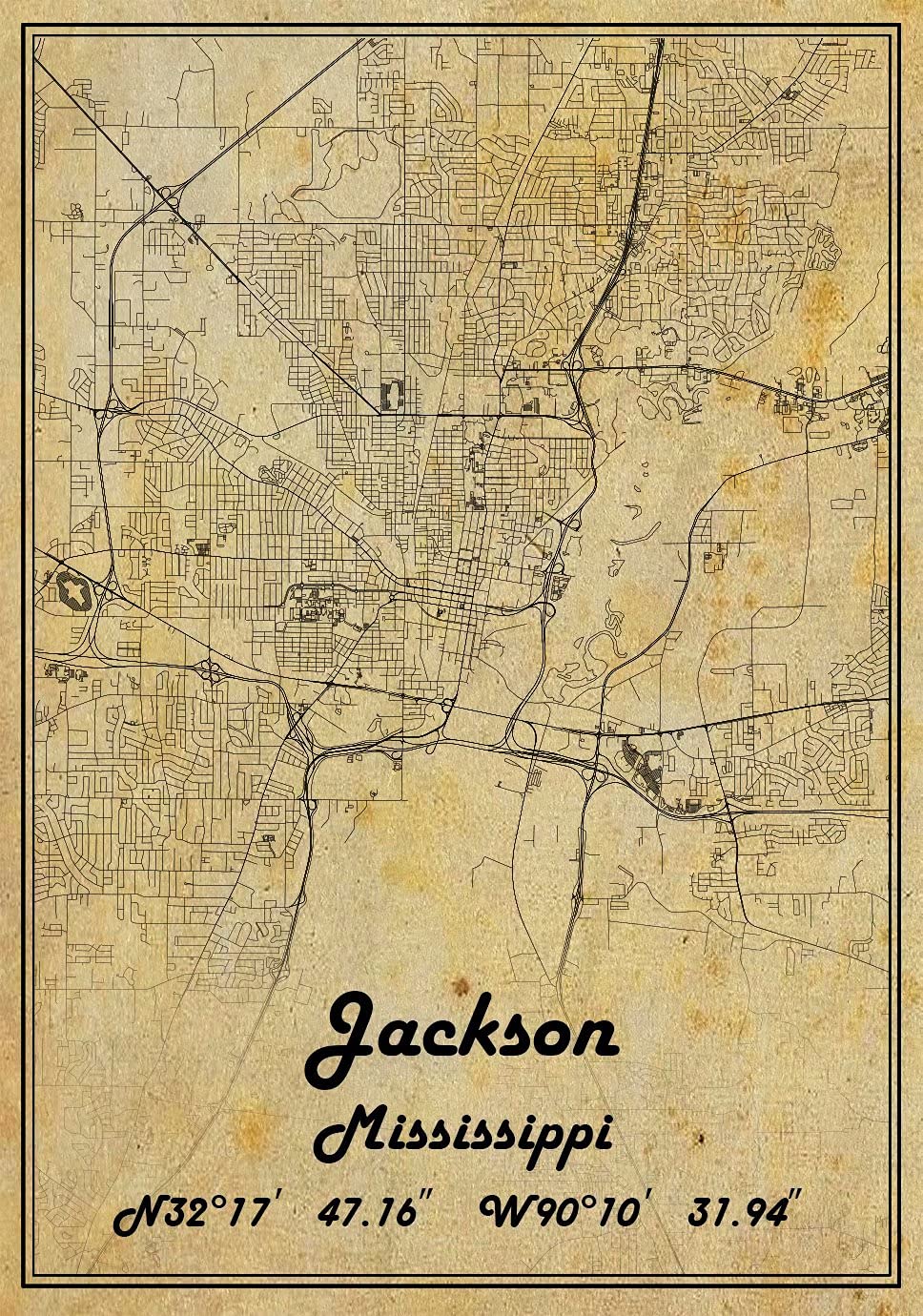 Downtown Jackson Mississippi Map Urban Decay: More Scenery In South