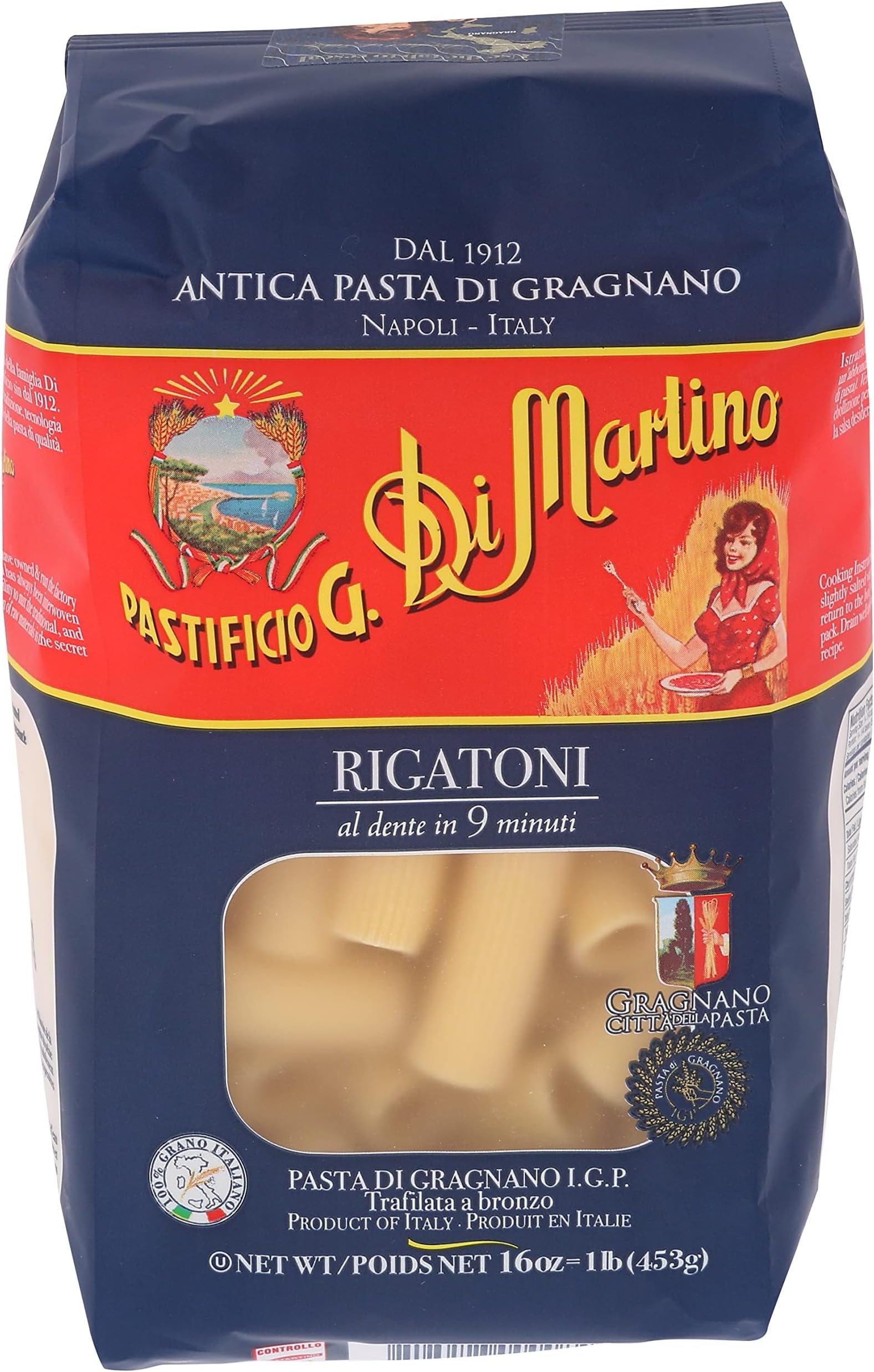 Amazon.com : Ronzoni Pasta Ronzoni Penne Rigate 16-Ounce Packages (Pack ...