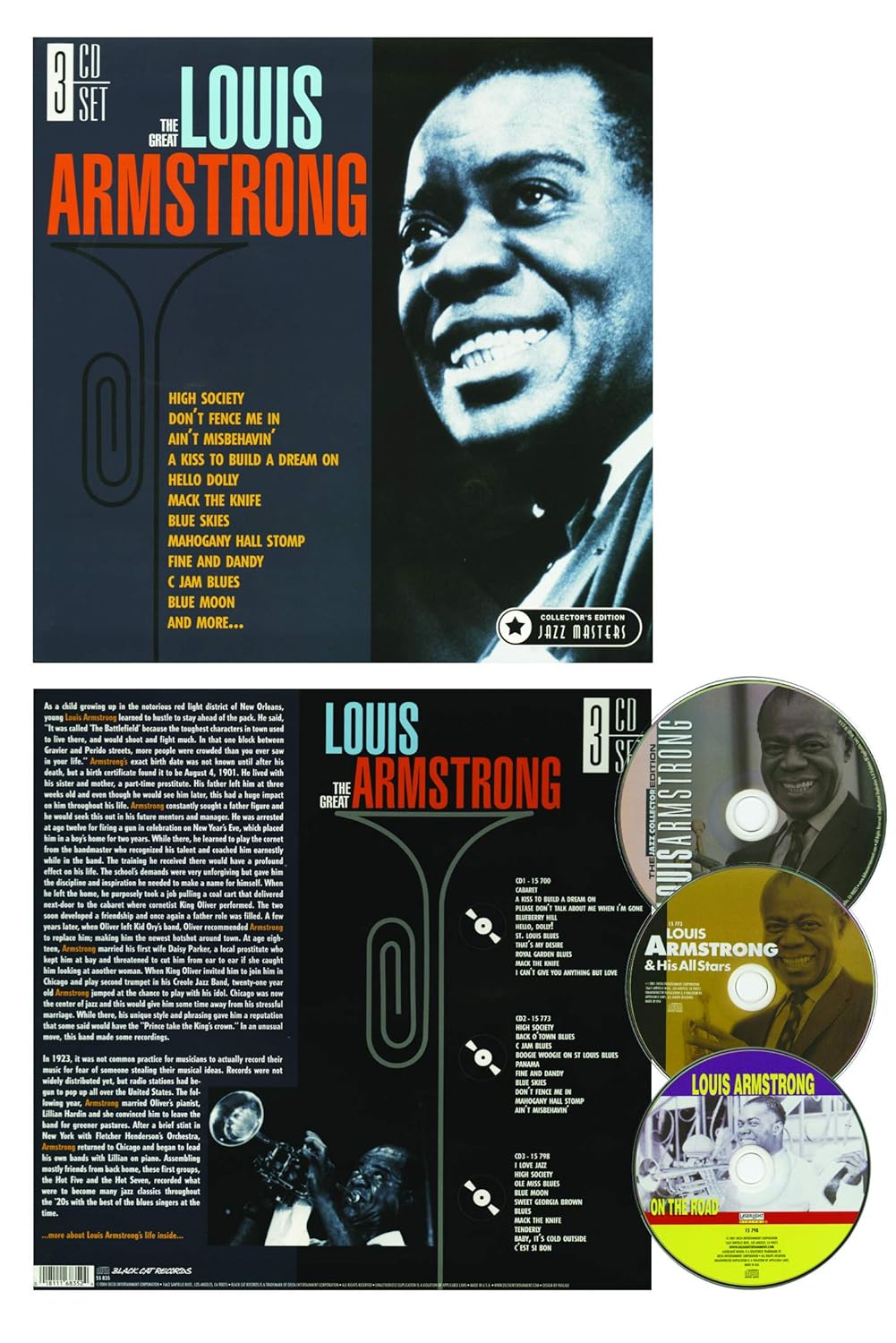 Louis Armstrong - Louis Armstrong 3 CD Set (LP edition packaging ...