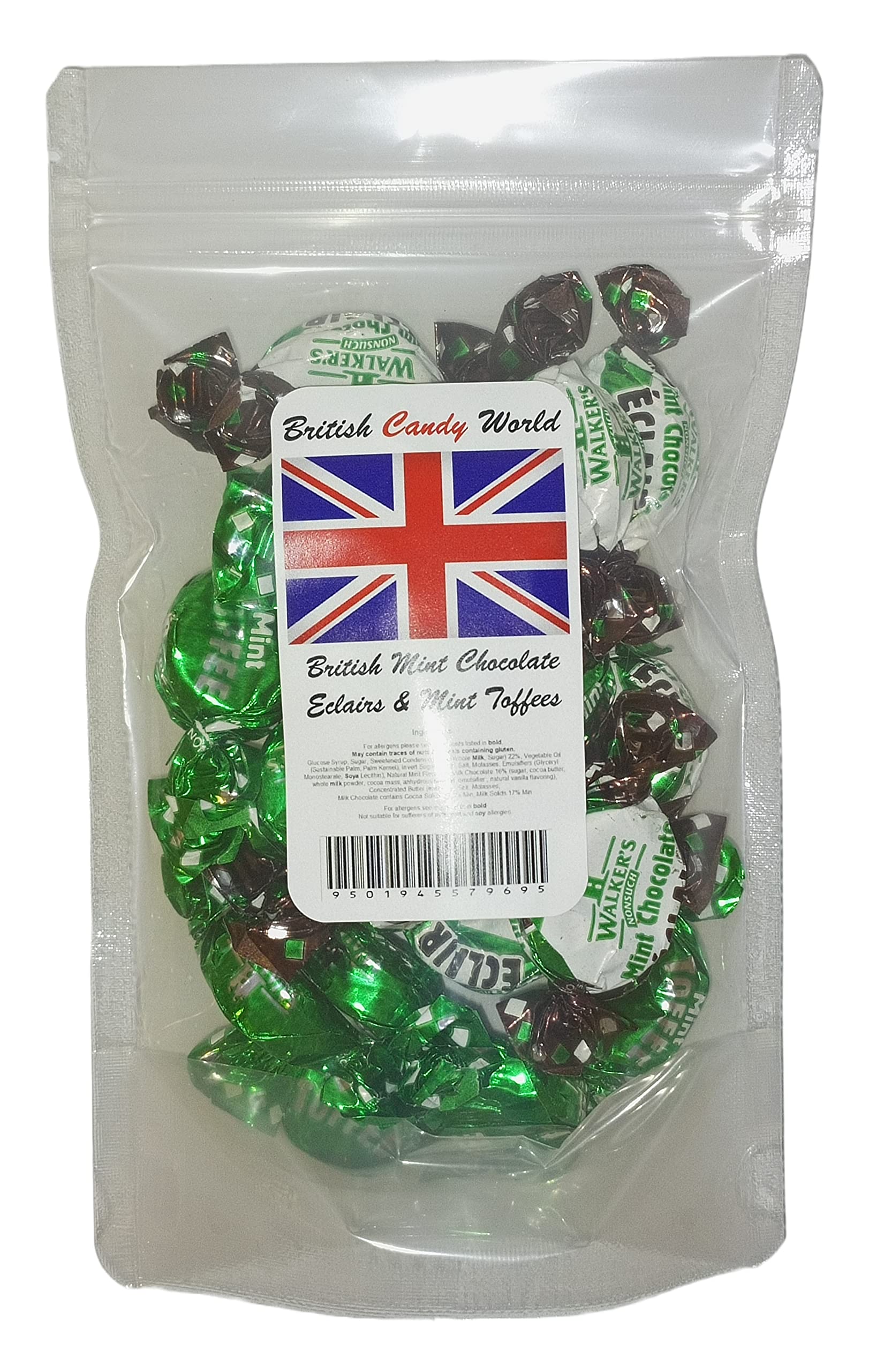 Buy British Candy World Creamy English Mint Flavored Mix Of Toffee ...