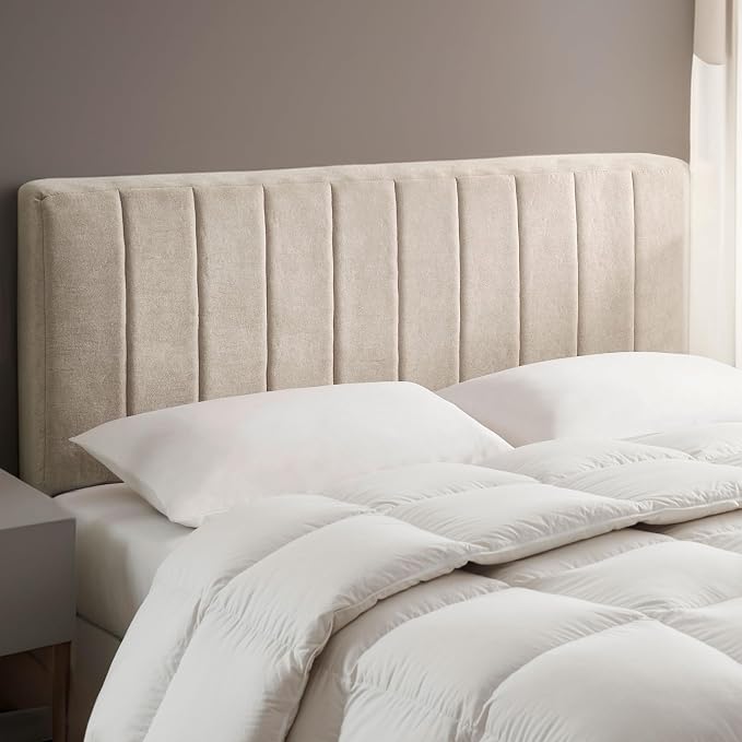Amazon.com - Hearth & Harbor Upholstered Full Headboard - Easy Assemble ...