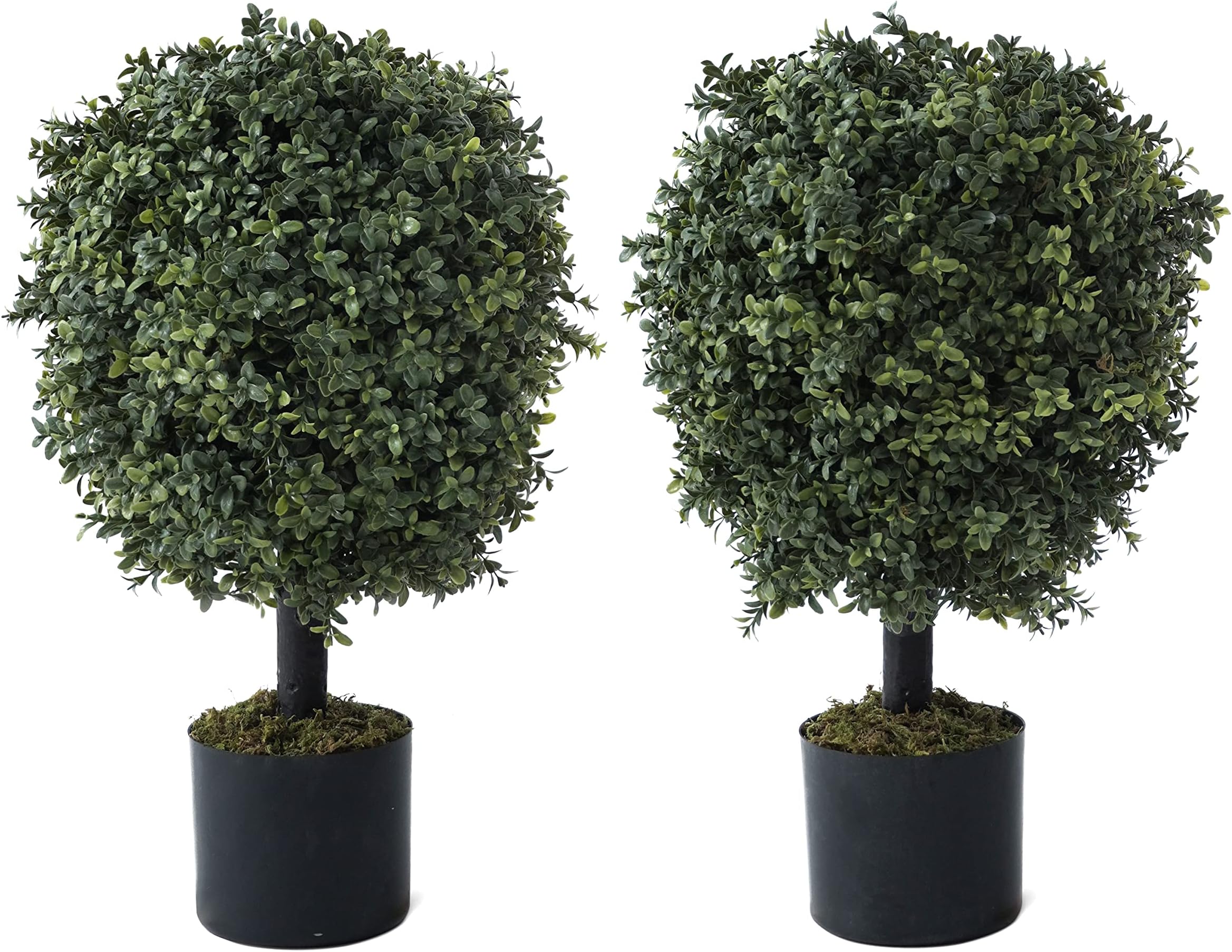 Amazon.com - Artificial Topiary Ball Tree 19''T Artificial Bush Ball ...